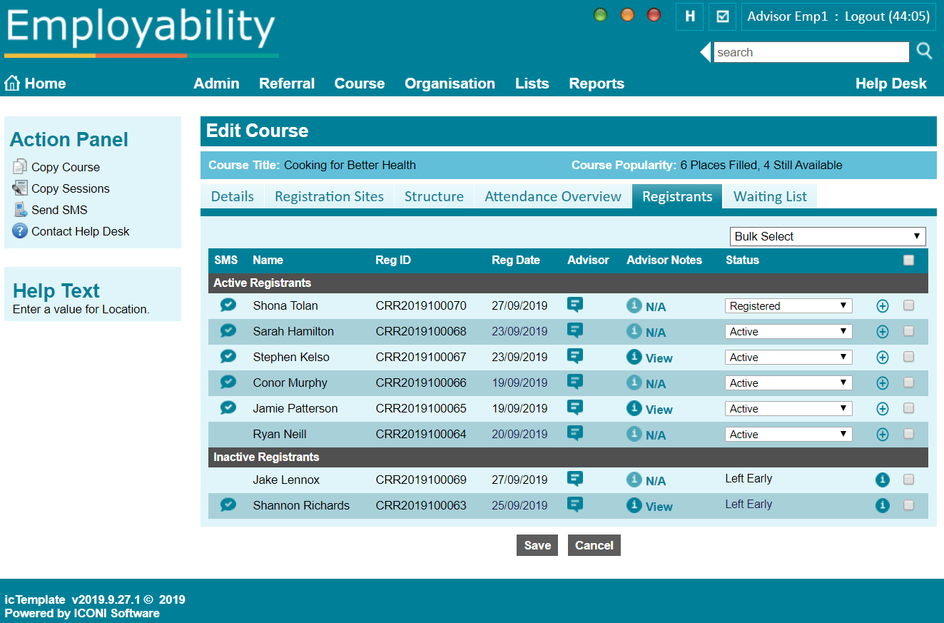 Feature Spotlight: Course Module - ICONI: Case Management Software