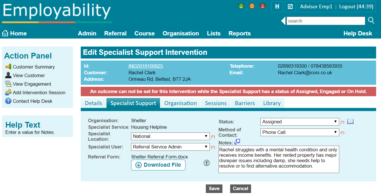 Feature Spotlight: Managing Specialist Support Partners - ICONI: Case ...
